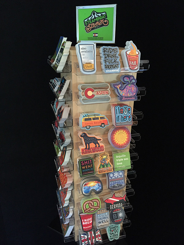 Displays Steamboat Stickers