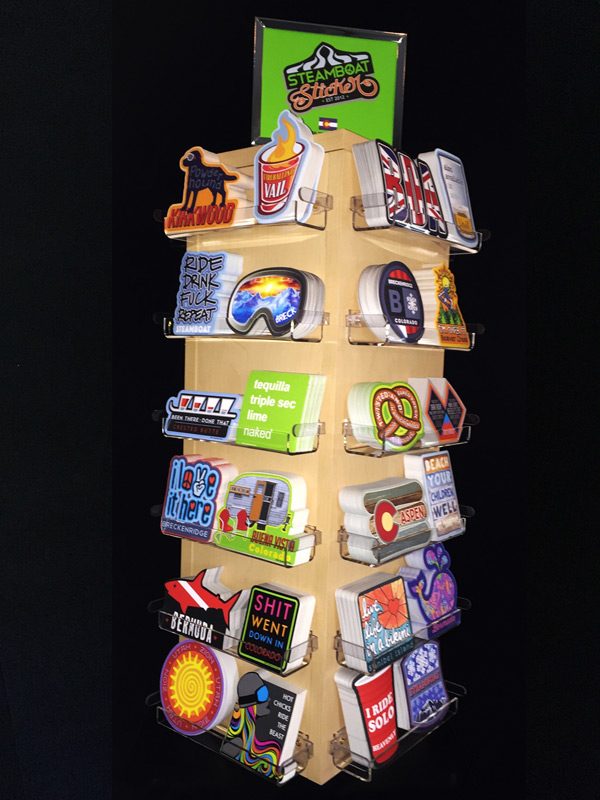 Displays - Steamboat Stickers